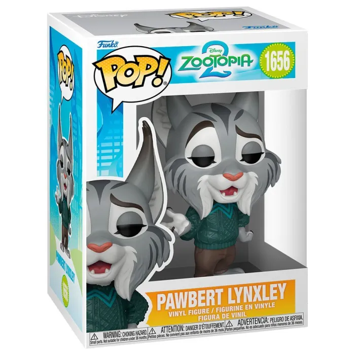 FUNKO POP DISNEY ZOOTROPOLIS 2 PAWBERT LYNXLEY 1656. Más funko pop.
